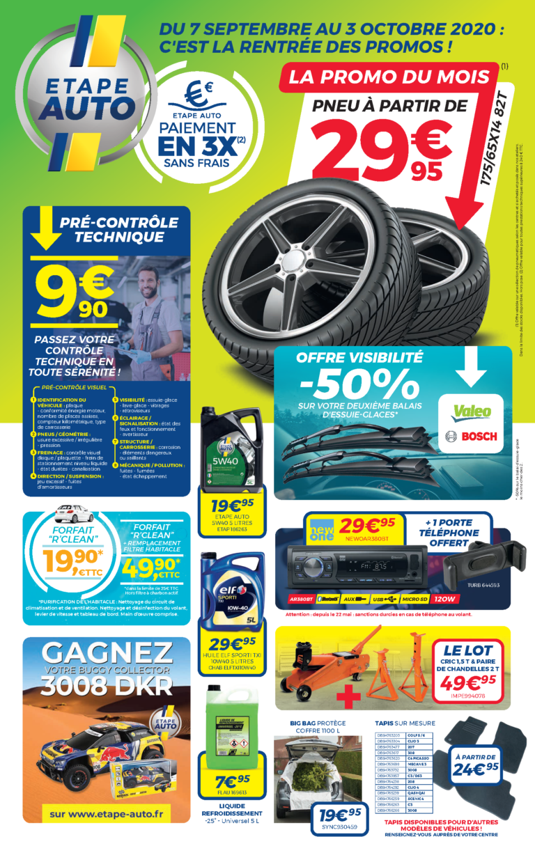 Les offres ETAPE AUTO - Etape Auto