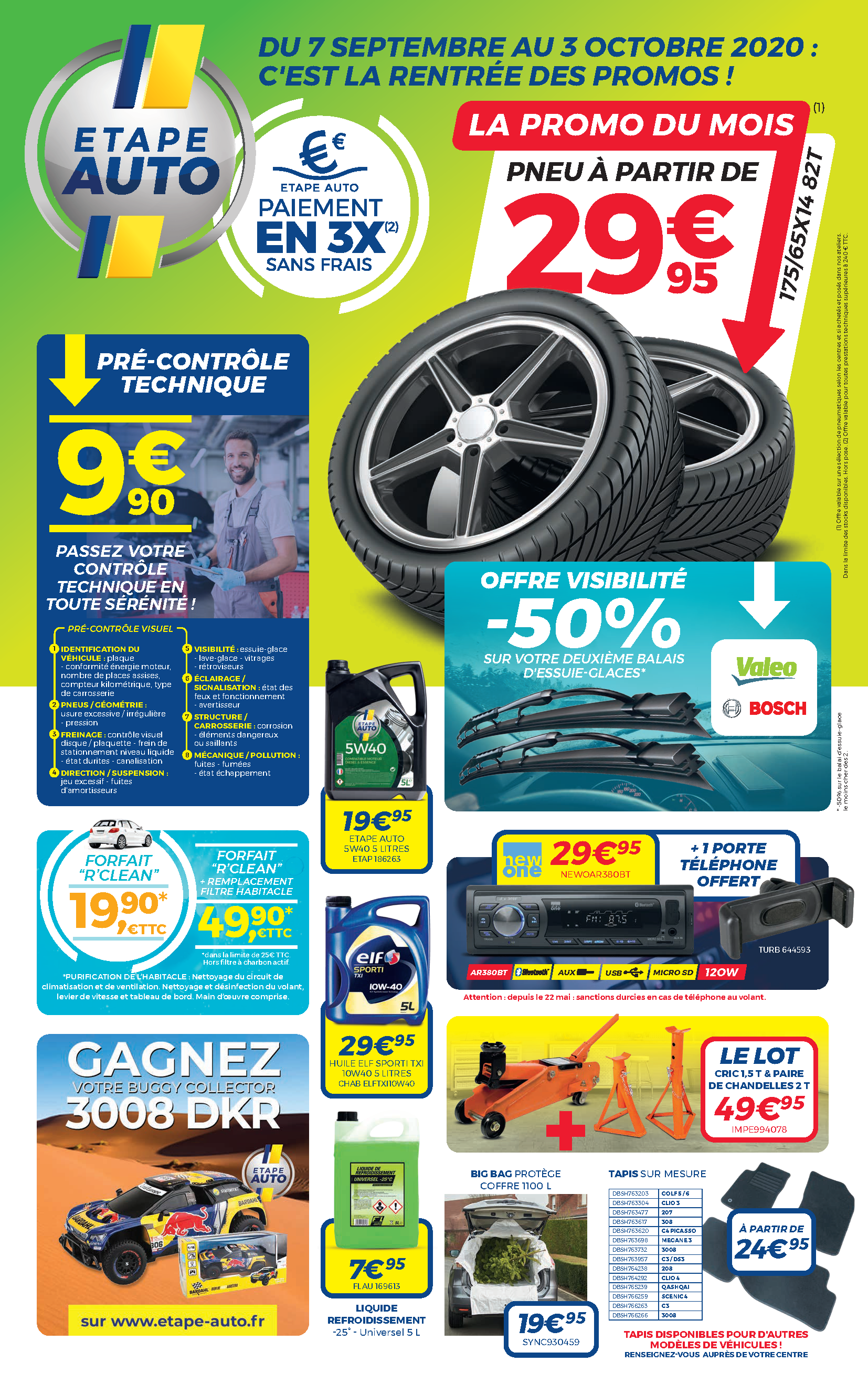 Les offres ETAPE AUTO – Etape Auto